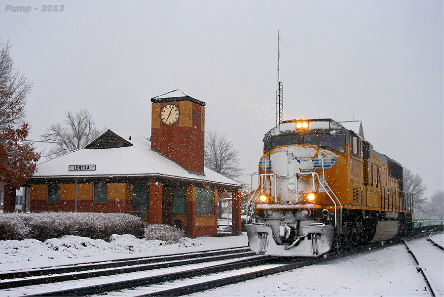 Southbound UP Work Train